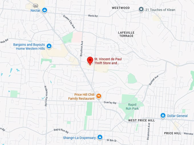 16. st. vincent de paul thrift store and donation center map