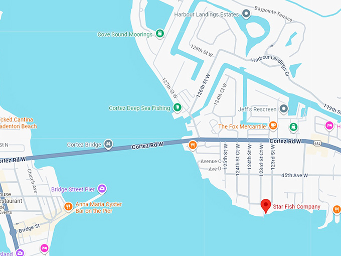 16. star fish company map