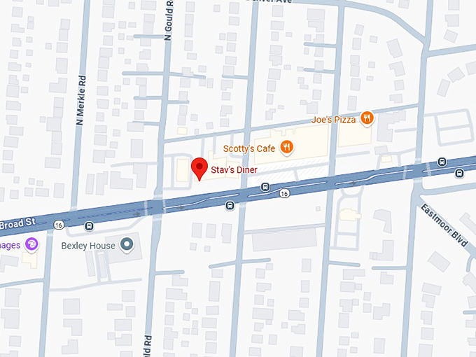stav’s diner map