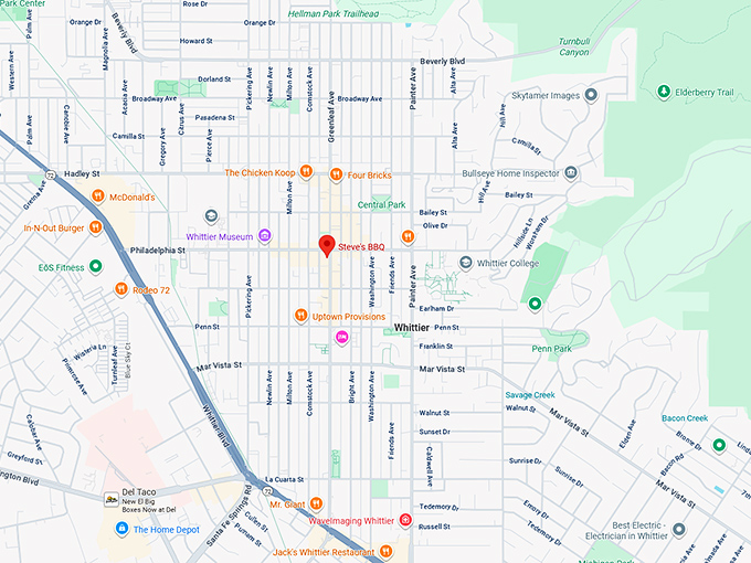 16. steve's bbq map