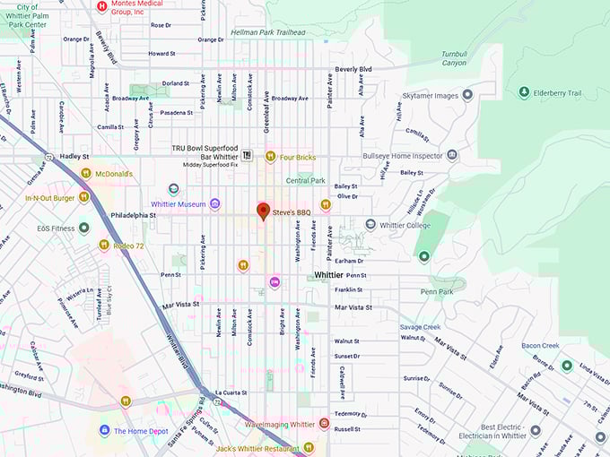 16. steve's bbq map