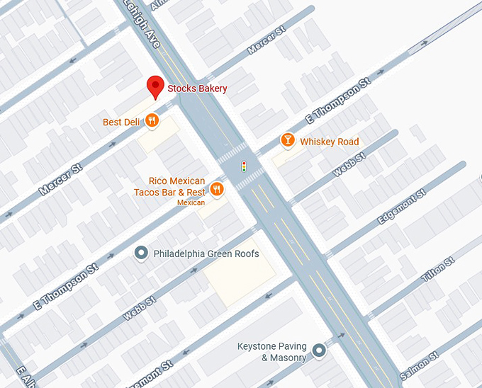 16. stock’s bakery map