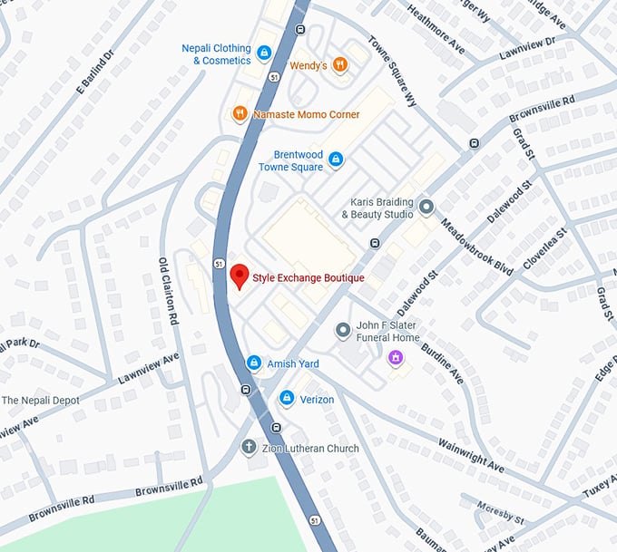 16. style exchange boutique map