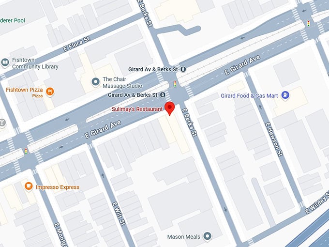 16. sulimay's restaurant map