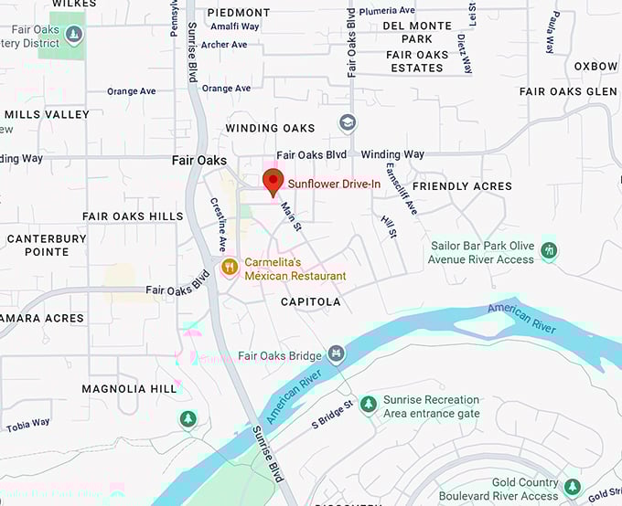 16. sunflower drive in map