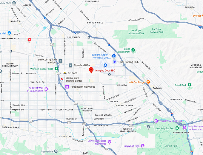 16. swinging door bbq map