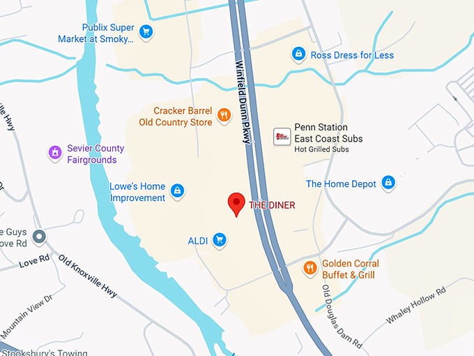 16. the diner map