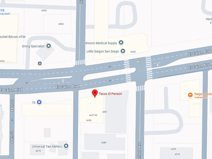 16. tacos el panson map