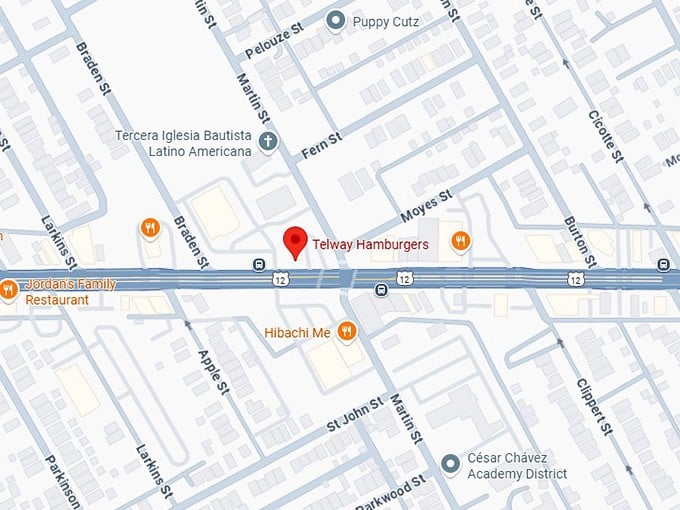 16. telway hamburgers map