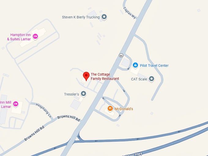 16. the cottage family restaurant map