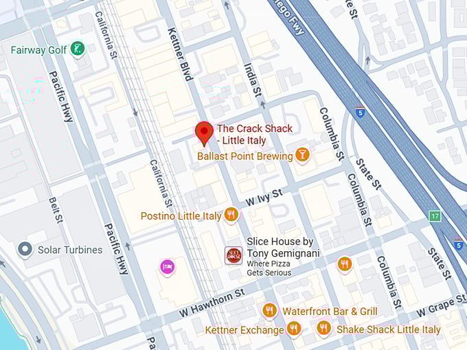 16. the crack shack little italy map