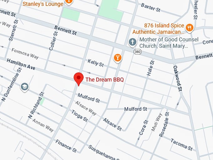 16. the dream bbq map