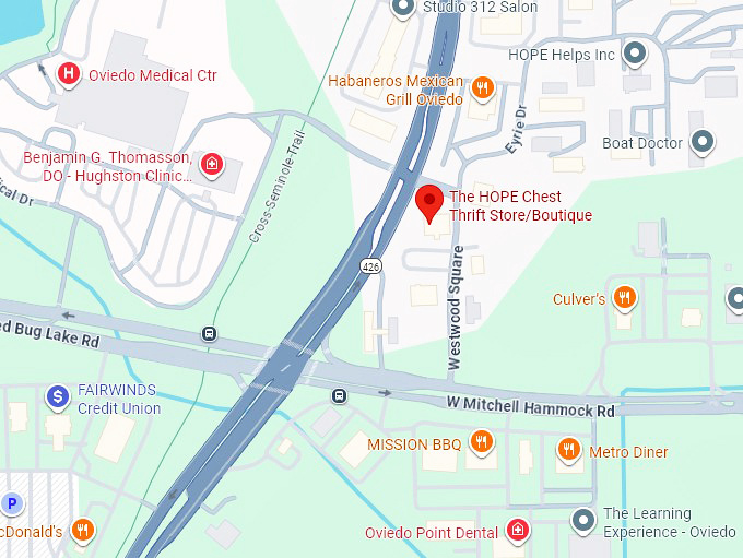 16. the hope chest thrift store boutique map
