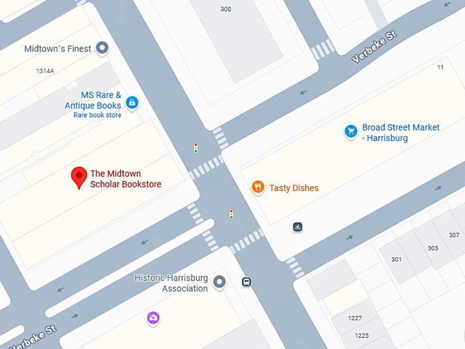16. the midtown scholar bookstore map