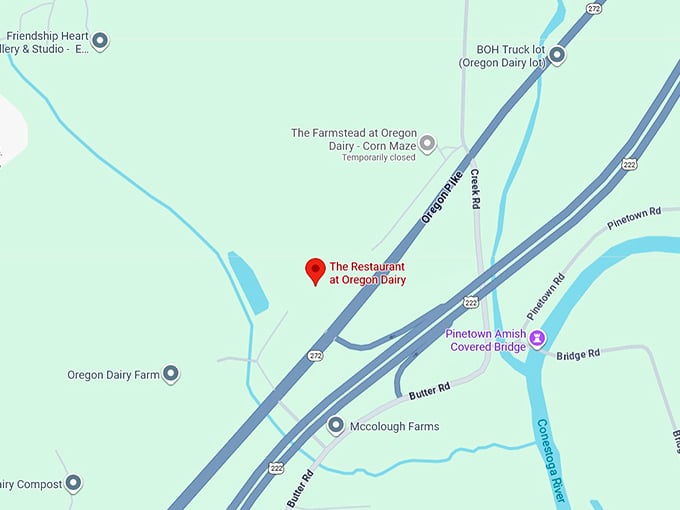 16. the restaurant at oregon dairy map