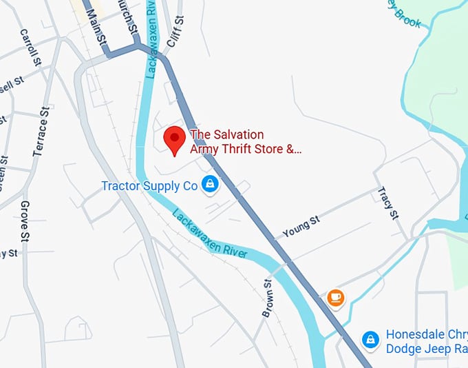 16. the salvation army thrift store & donation center map