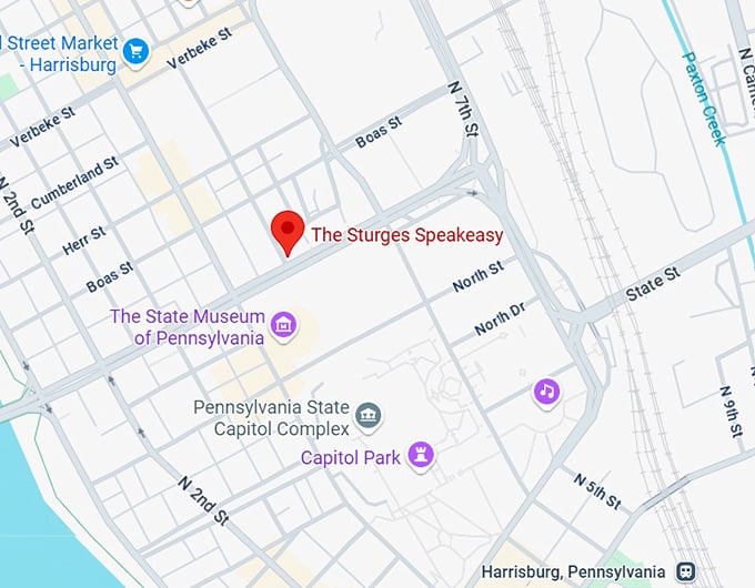 16. the sturges speakeasy map