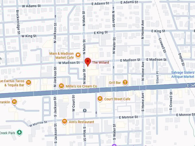 16. the willard map