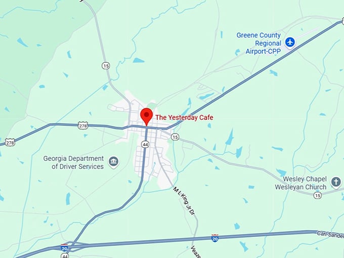 16. the yesterday cafe map