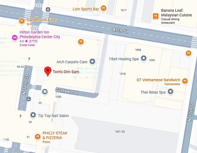 16. tom's dim sum map