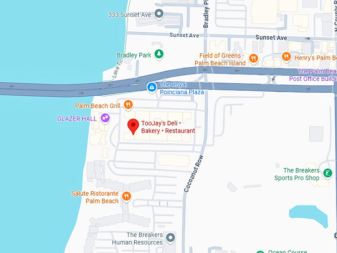 16. toojay’s deli • bakery • restaurant (340 royal poinciana way suite 335) map