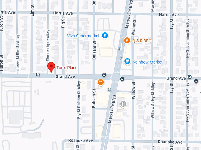 16. tori's place map