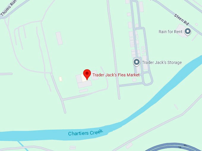 16. trader jack’s flea market map