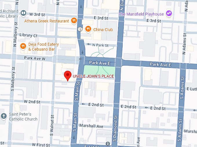 16. uncle john’s place map