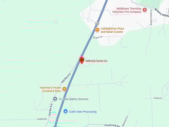 16. valencia donut co. map