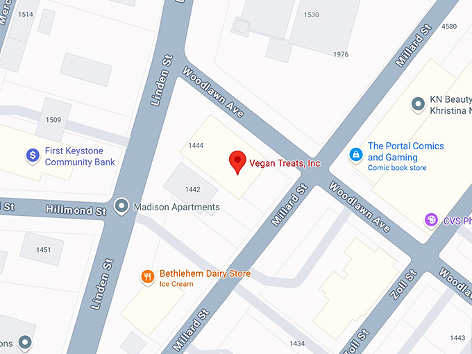 16. vegan treats, inc. map