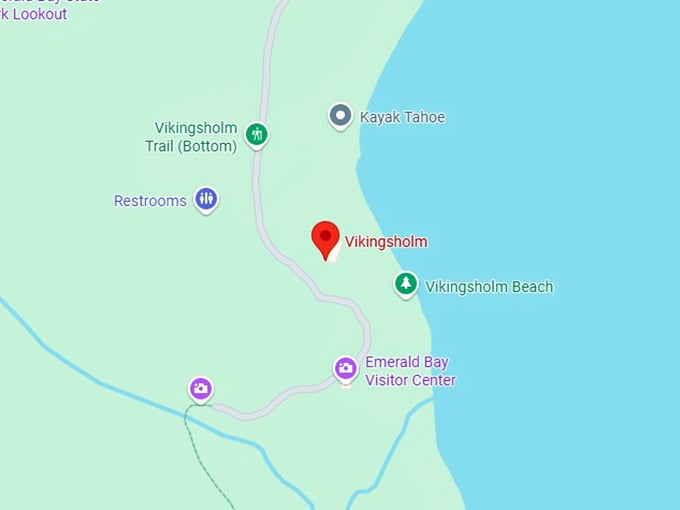 16. vikingsholm map