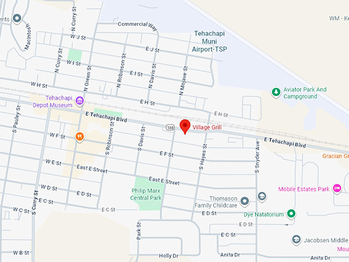 16. village grill map