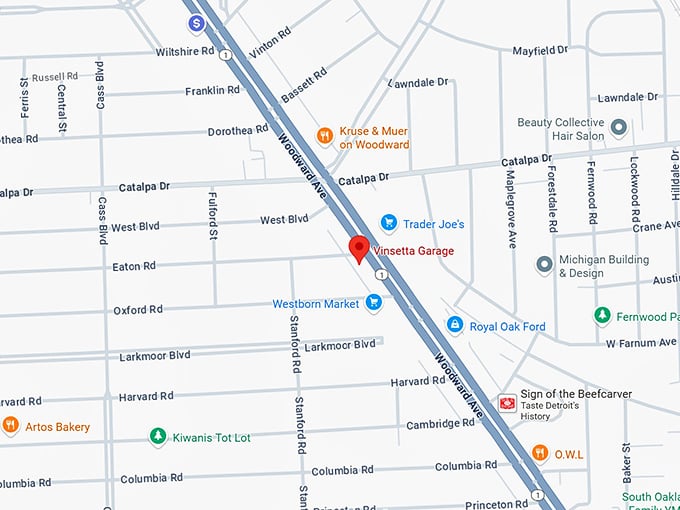 vinsetta garage map