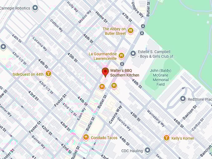16. walter’s southern kitchen map
