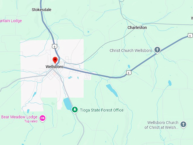16. wellsboro map