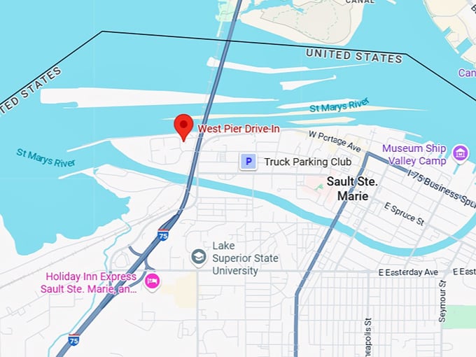 16. west pier drive in map