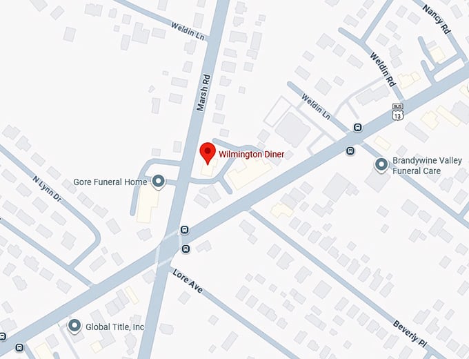16. wilmington diner map