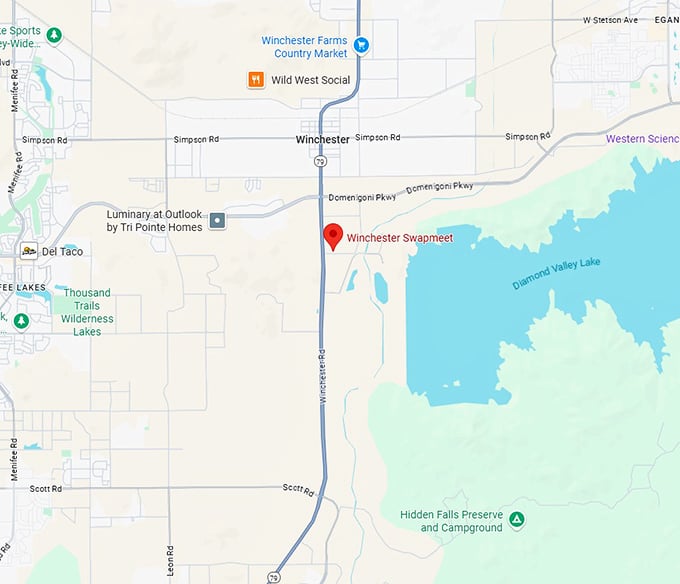 16. winchester swapmeet map
