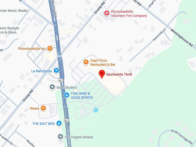 16. worthwhile thrift map