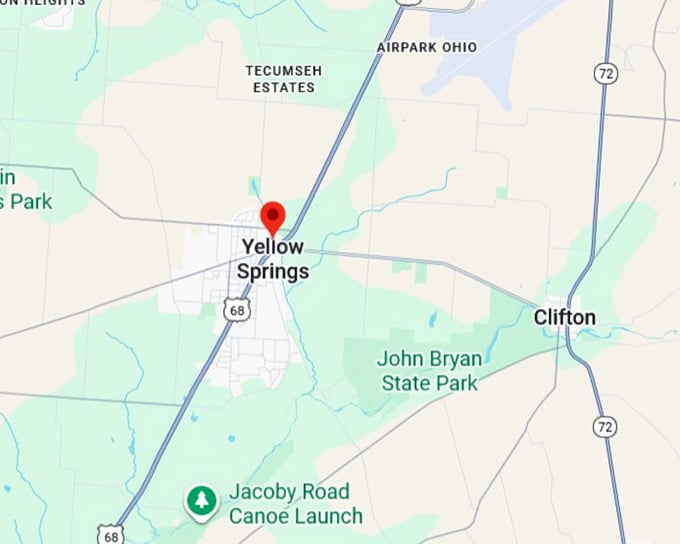 16. yellow springs map