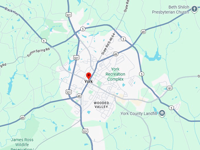 16. york map