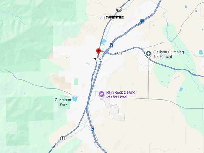 16. yreka map