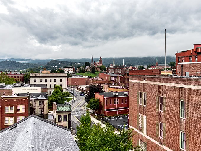 Cumberland's skyline unfolds like a history book with pages of brick and mortar. Those church spires have witnessed more stories than a lifetime of Sunday sermons!