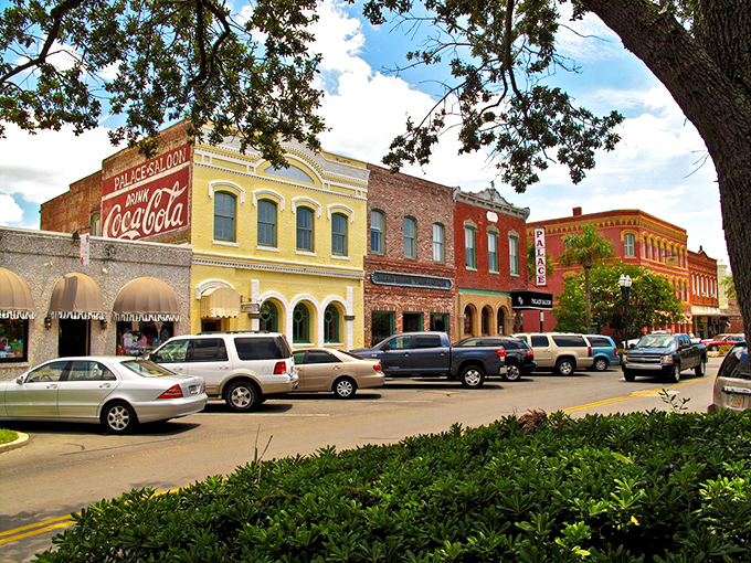 Historic Fernandina Beach's main street looks like a movie set where Coca-Cola ads never went out of style.