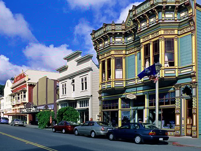 Ferndale's Victorian "Butterfat Palaces" line the main street, a colorful throwback to when dairy farmers built ornate homes with their milk money.