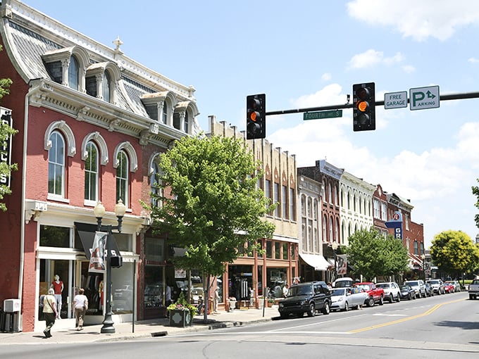 Franklin's Main Street looks like a movie set – those historic brick buildings have stories to tell that would fill a library!