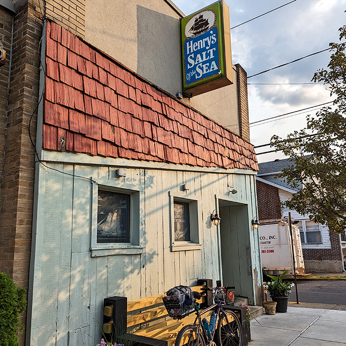 Henry's Salt of the Sea's weathered wooden facade and red shingles aren't putting on airs – just like the honest seafood waiting inside.