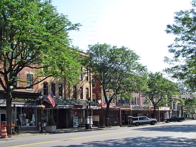 Main Street Stroudsburg looks like Mayberry got a coffee shop upgrade - and we're not complaining one bit!
