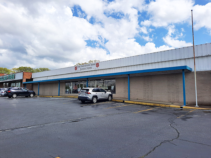The Salvation Army's Greenville location might not look fancy from outside, but inside? It's a treasure hunter's paradise waiting to be explored.