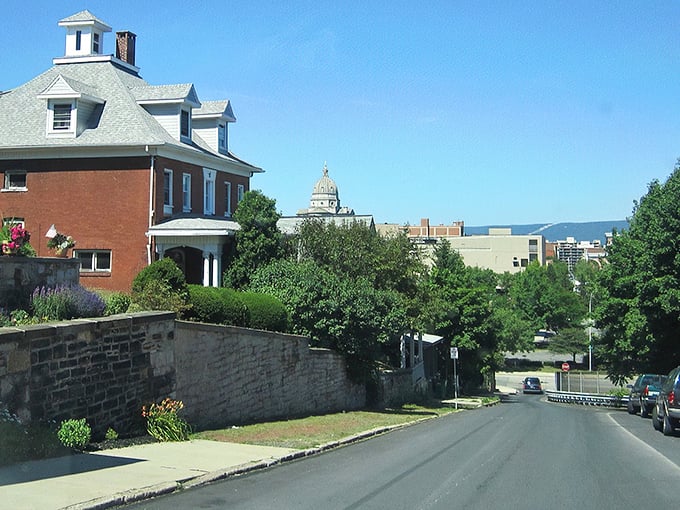 Altoona's hillside neighborhoods offer scenic views of the city and surrounding mountains, making retirement feel like a permanent vacation.